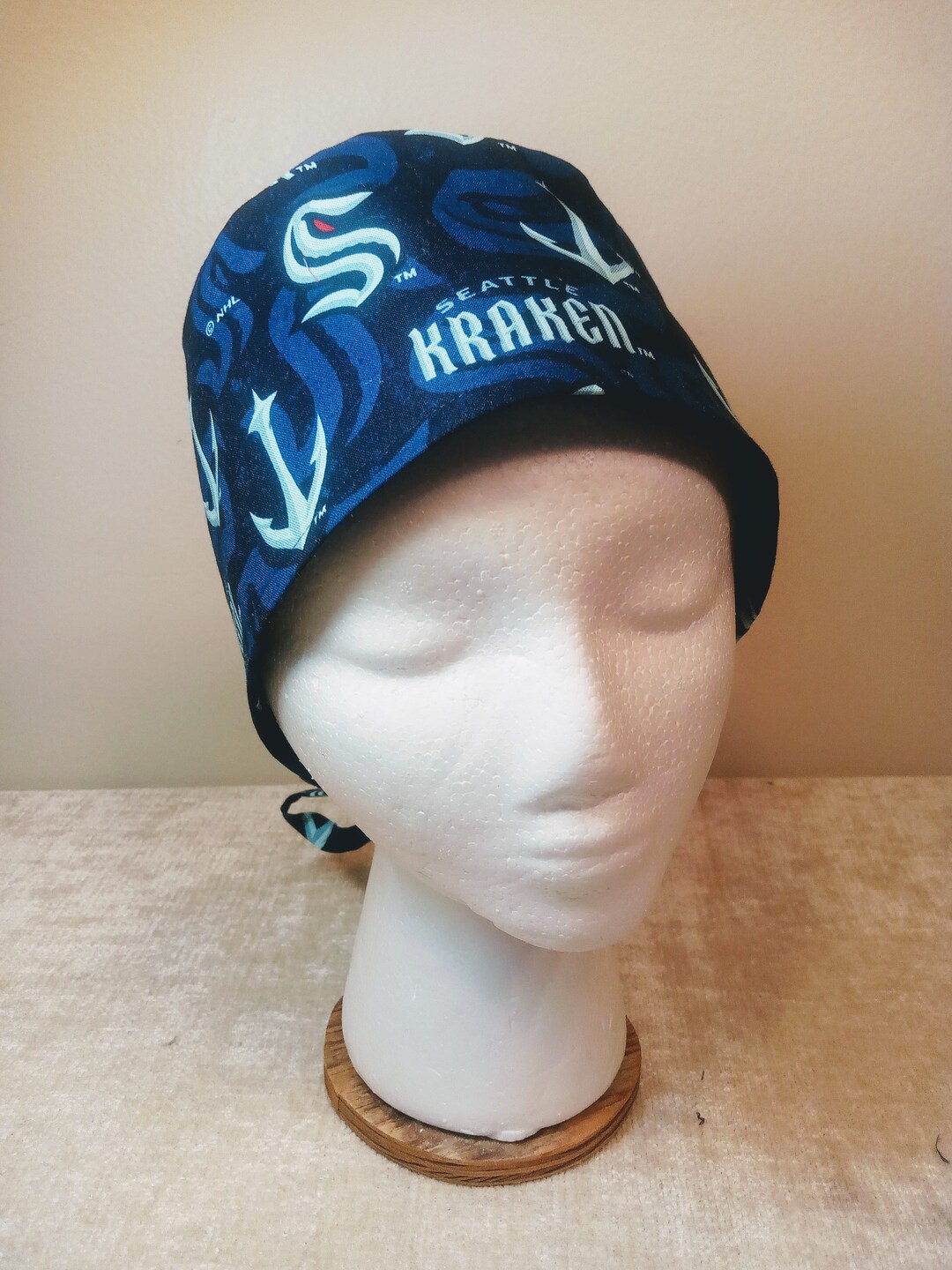 Seattle Pro Teams Lined Surgical Caps, One Size, Self-tie- Seahawks ...