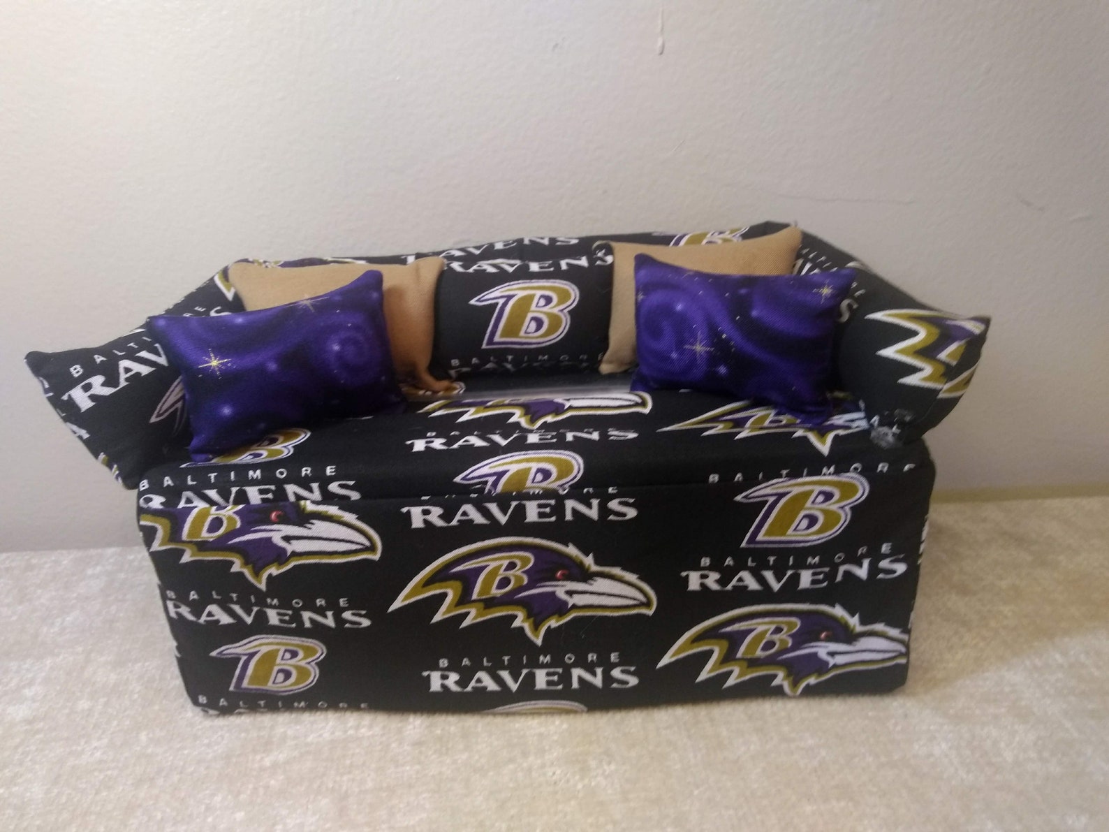 NFL Teams Tissue Box Couch Covers Packers Broncos Eagles - Etsy