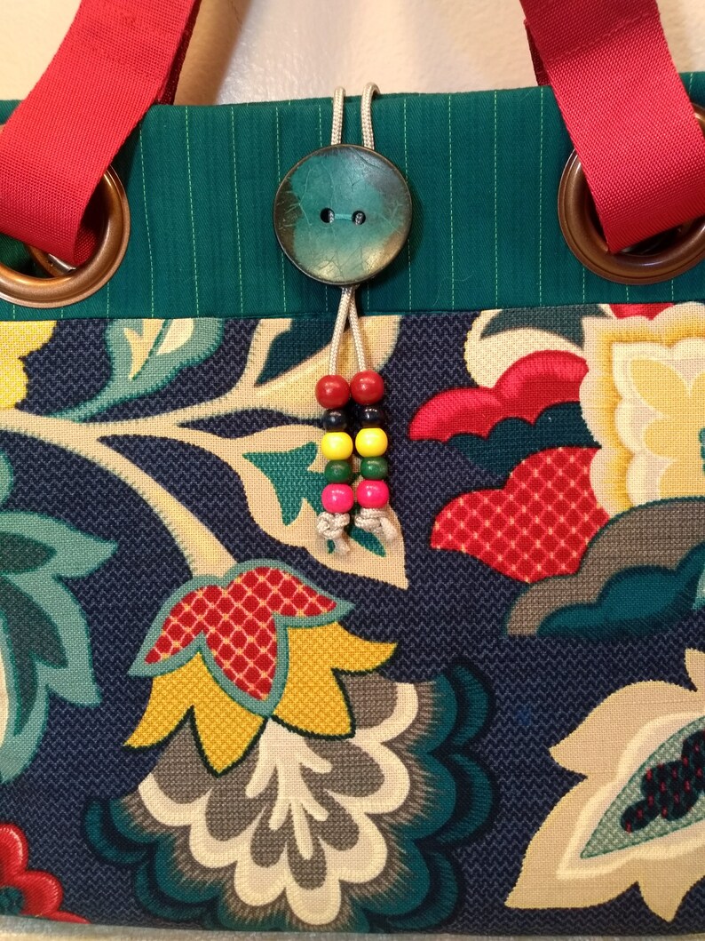 Rachel sophisticated tote bag with grommets | Etsy