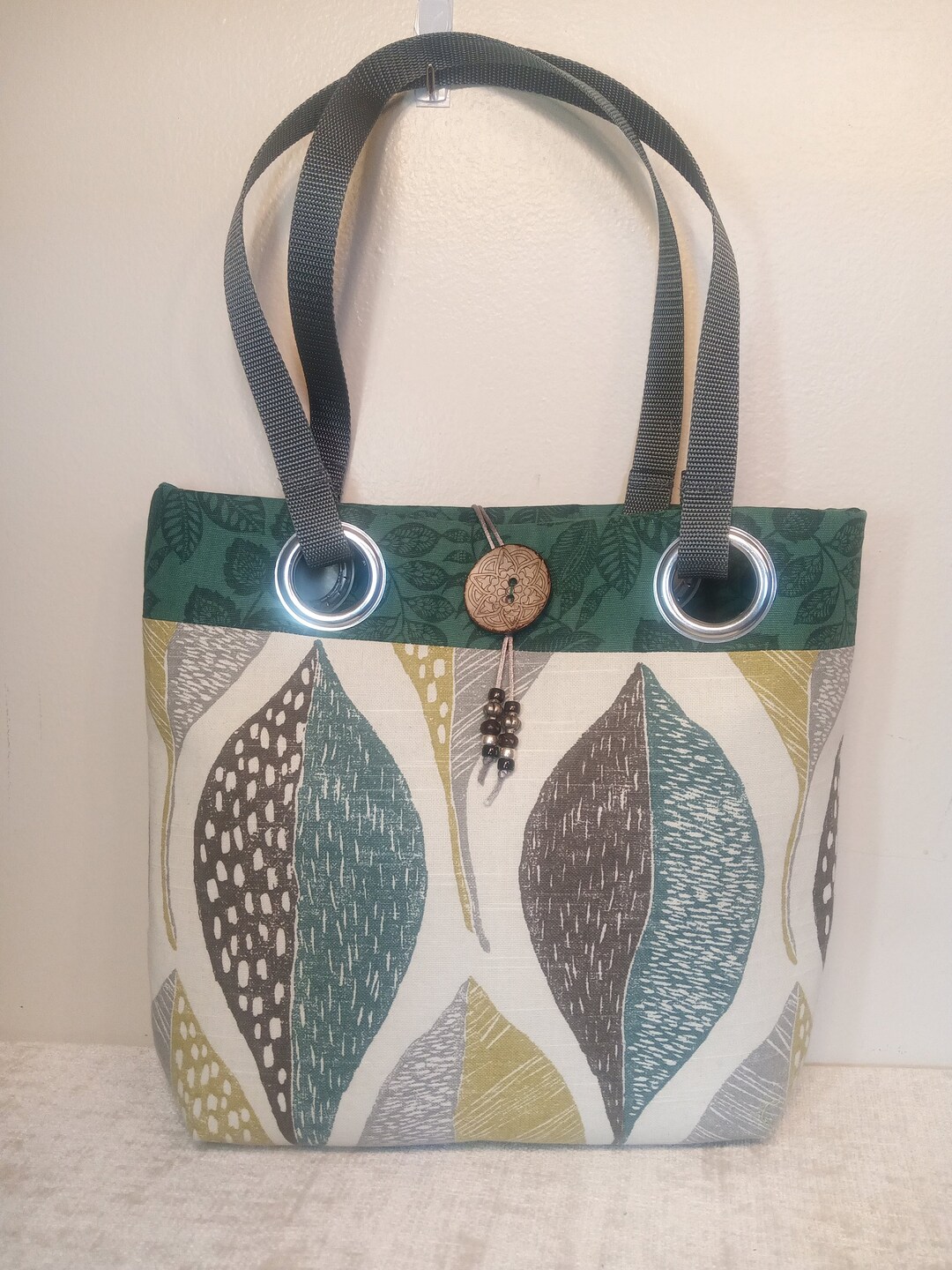 Rachel- Sophisticated Tote Bag With Grommets - Etsy