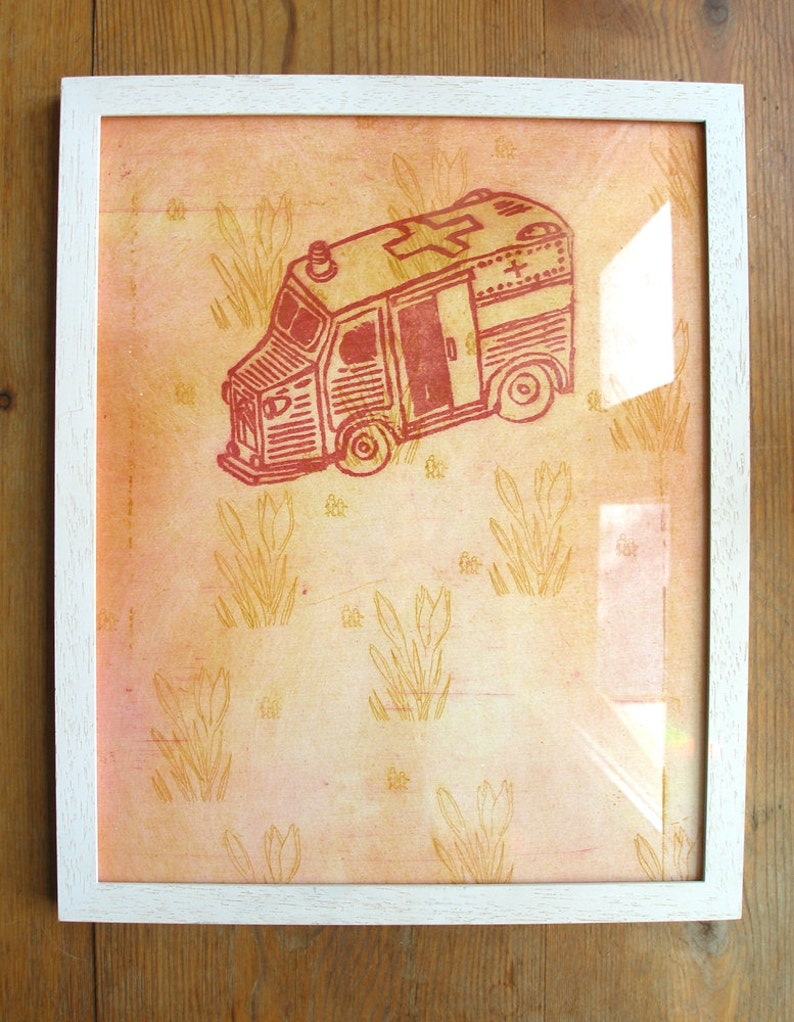 Original Framed Hand Pulled Etching / Framed 102 X | Etsy