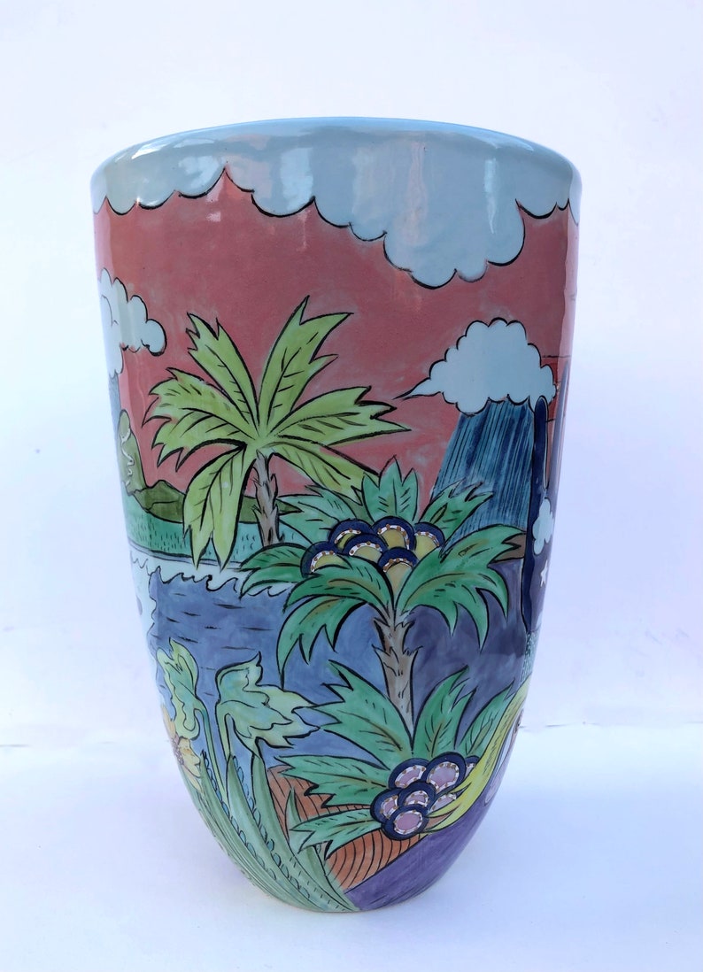 Flower Power Vase, 70s Style, Psychedelic Style - Etsy