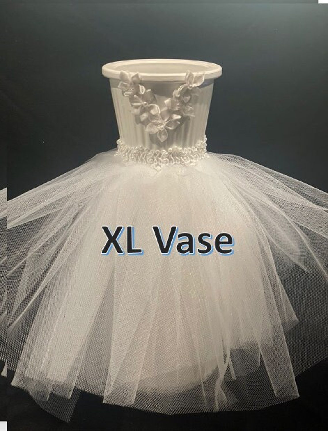 Bride / Wedding Flower Vase Centerpiece for Bridal Shower or Wedding ...