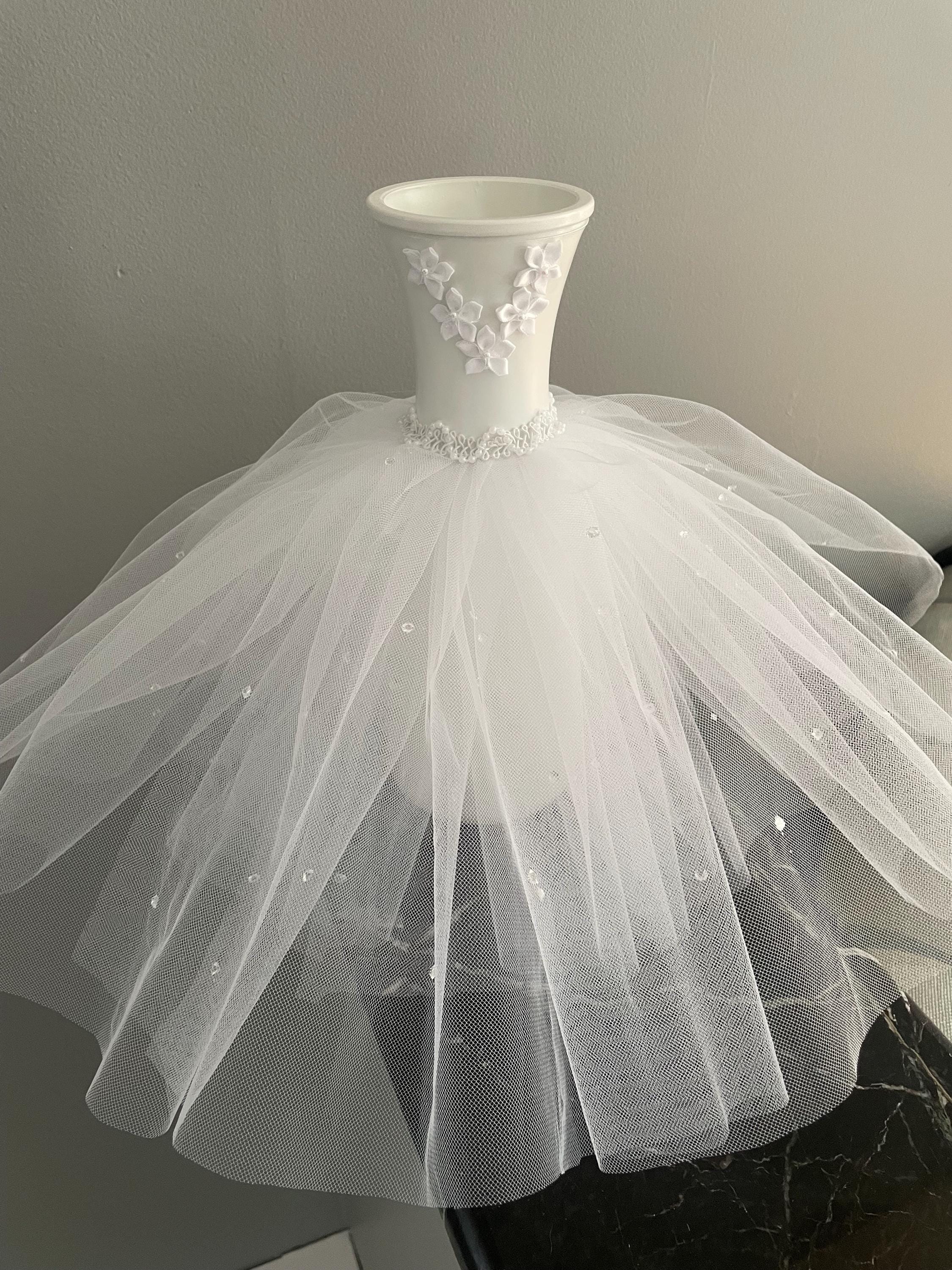 Bride / Wedding Flower Vase Centerpiece for Bridal Shower or Wedding ...