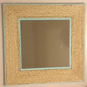 Nautical Rope Mirror Custom Sizes Beach House Coastal Mirror Decor - Etsy