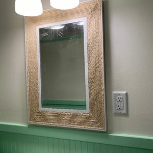 Nautical Rope Mirror Custom Sizes Beach House Coastal Mirror Decor - Etsy
