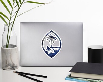 Made in Guam Barcode Vinyl Decal Sticker - Etsy