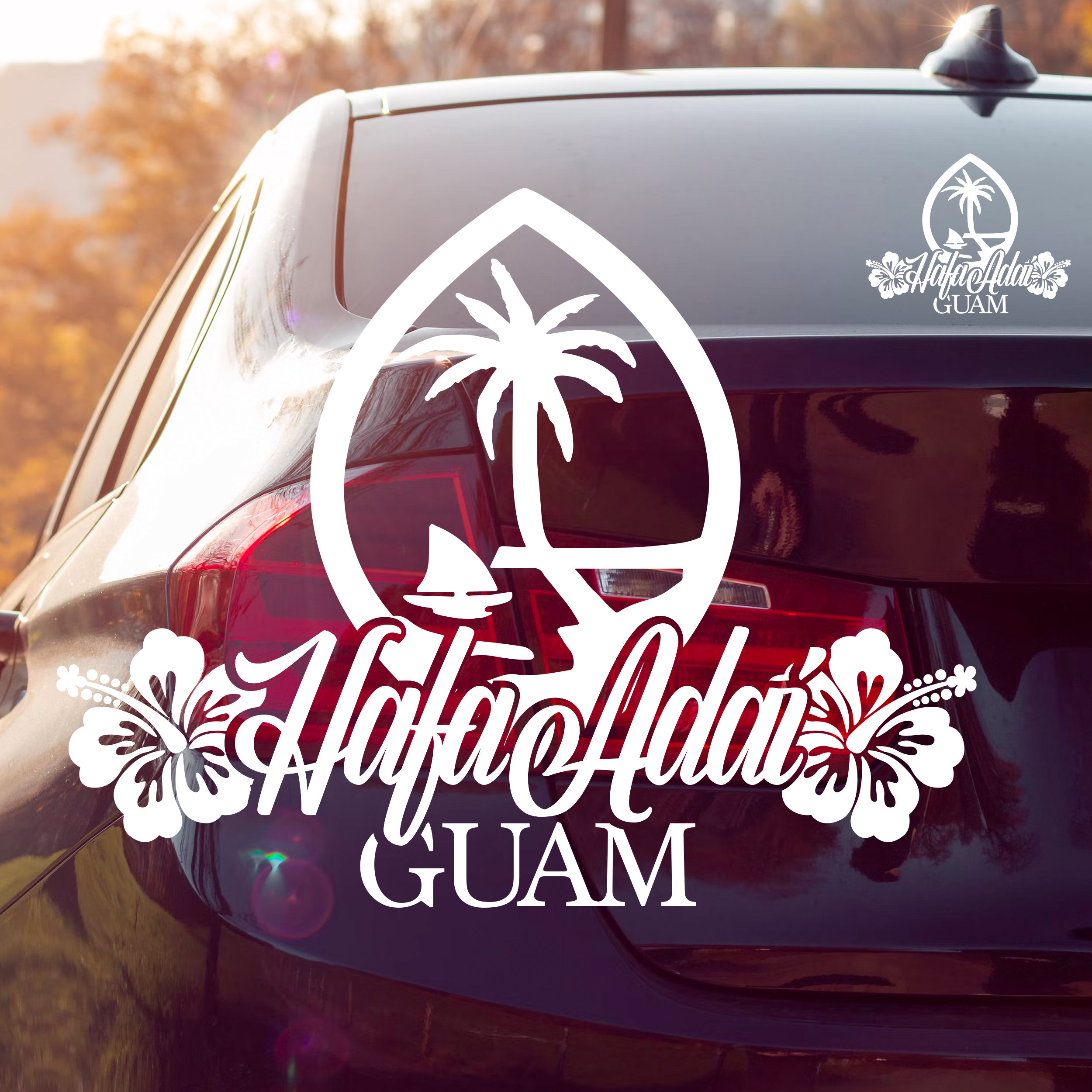 Guam Seal Decal Car Decal Laptop Decal Hafa Adai - Etsy