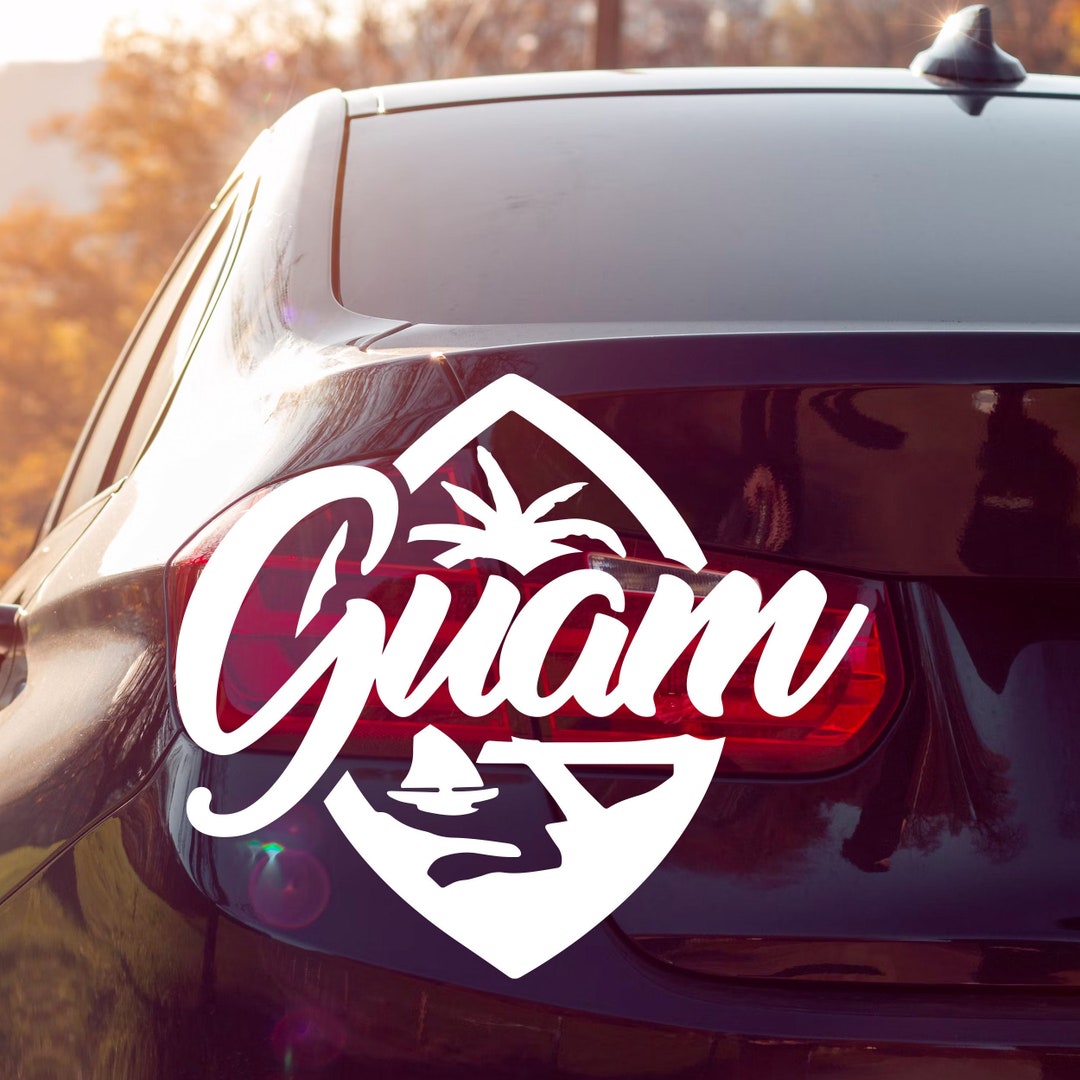 Guam Seal Decal Car Decal Laptop Decal Hafa Adai Chamorro Sticker Guam ...