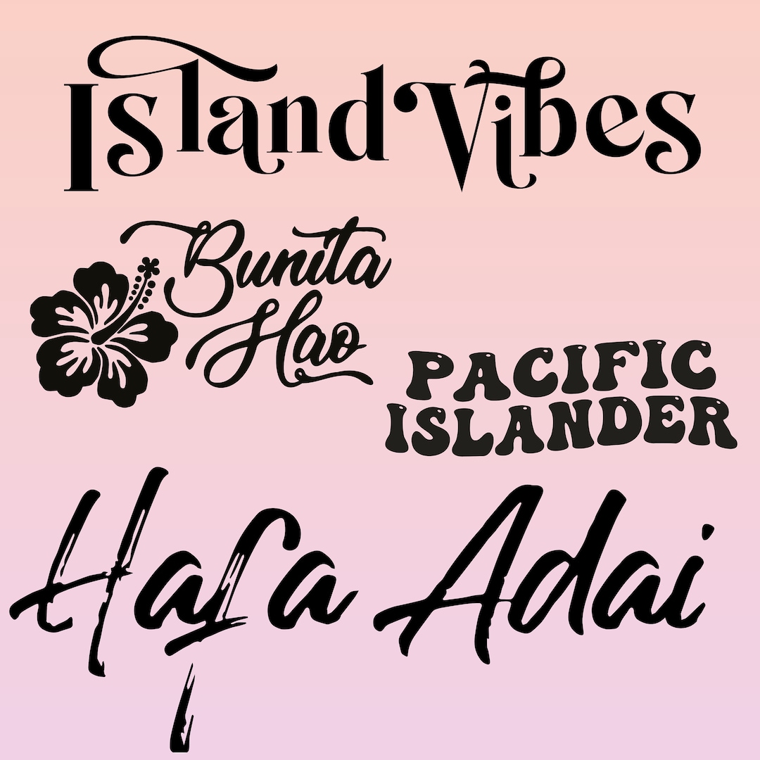 Guam Chamorro Phrases Digital File .PNG Only - Etsy