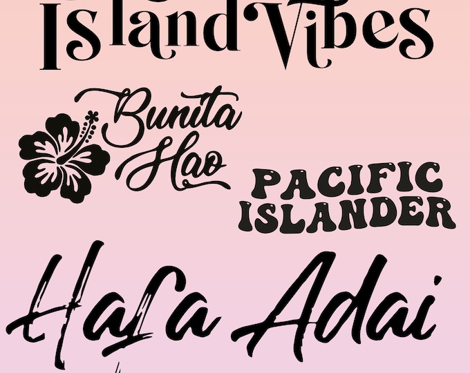 Guam Chamorro Phrases Digital File .PNG Only - Etsy