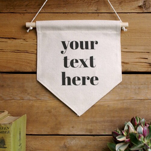 Custom Canvas Wall Banner/home Decor/build Your Own/your Text - Etsy