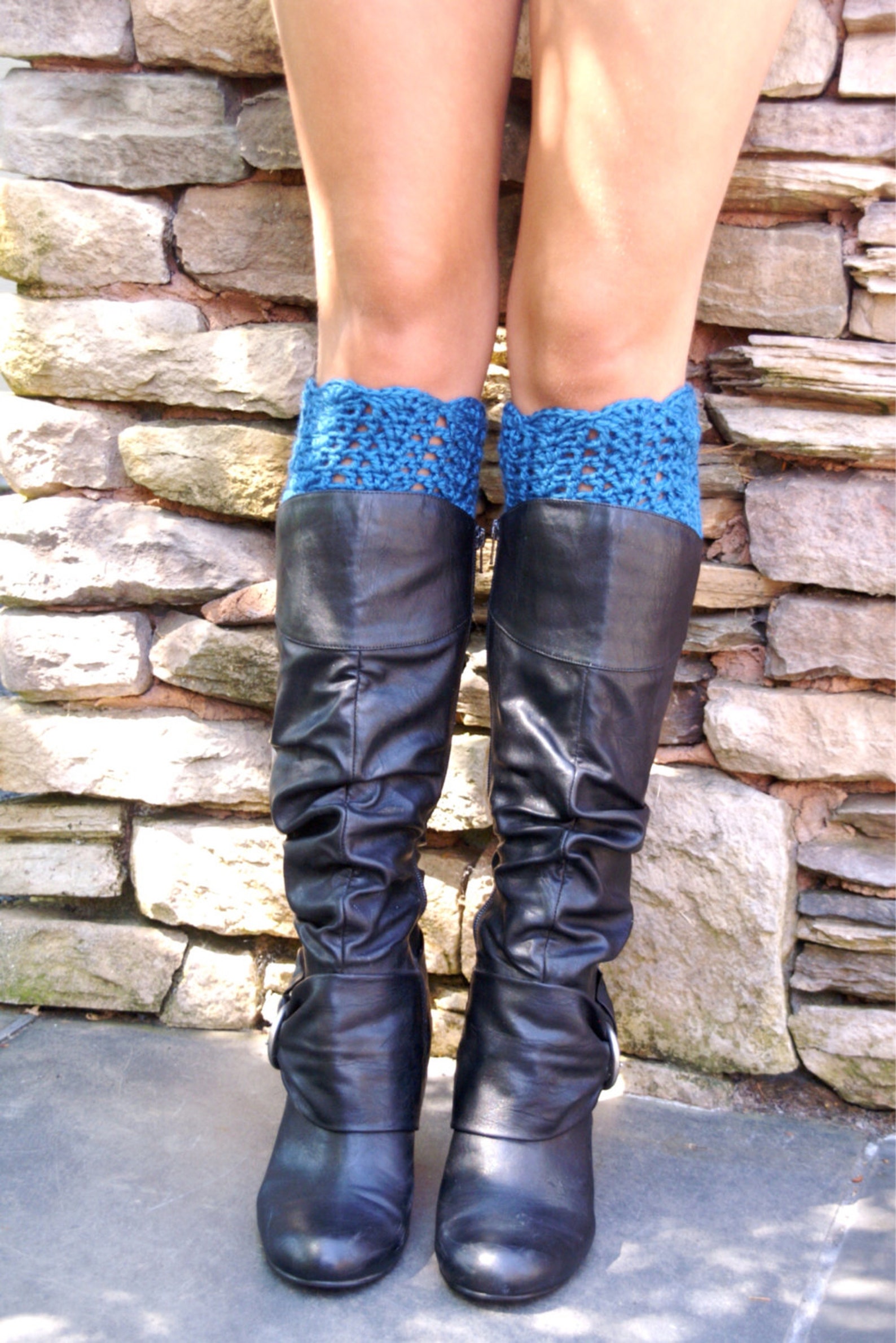 Lacey Boot Cuffs REVERSIBLE Wear Them 2 Ways Women's - Etsy