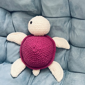 Huggable Turtle Plush - You Choose Shell Color! - Etsy