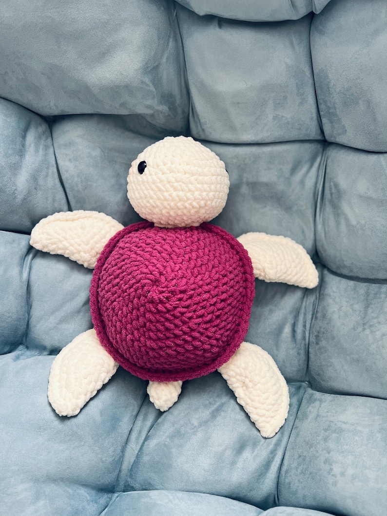 Huggable Turtle Plush - You Choose Shell Color! - Etsy