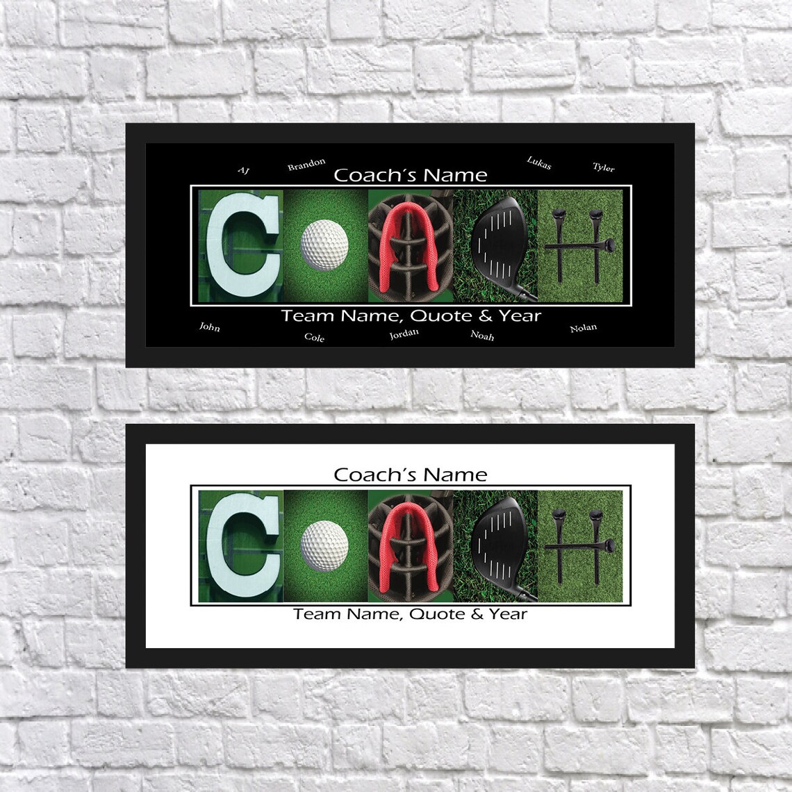 Golf Coach Gift Golf Coach Team Gift Golf Coach Print Gift - Etsy