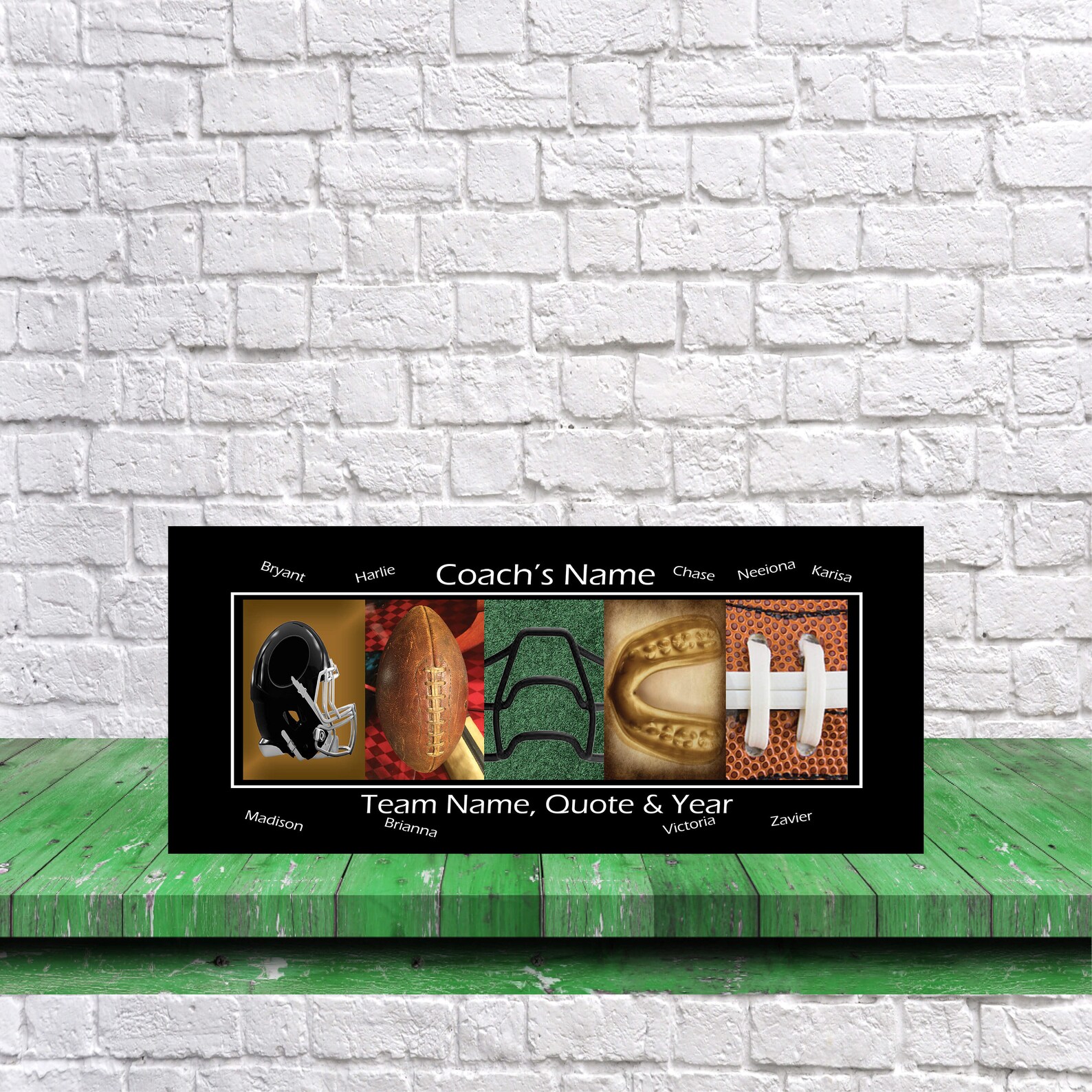 Coach Football Gift, Football Team Print, Football Coach Gifts ...