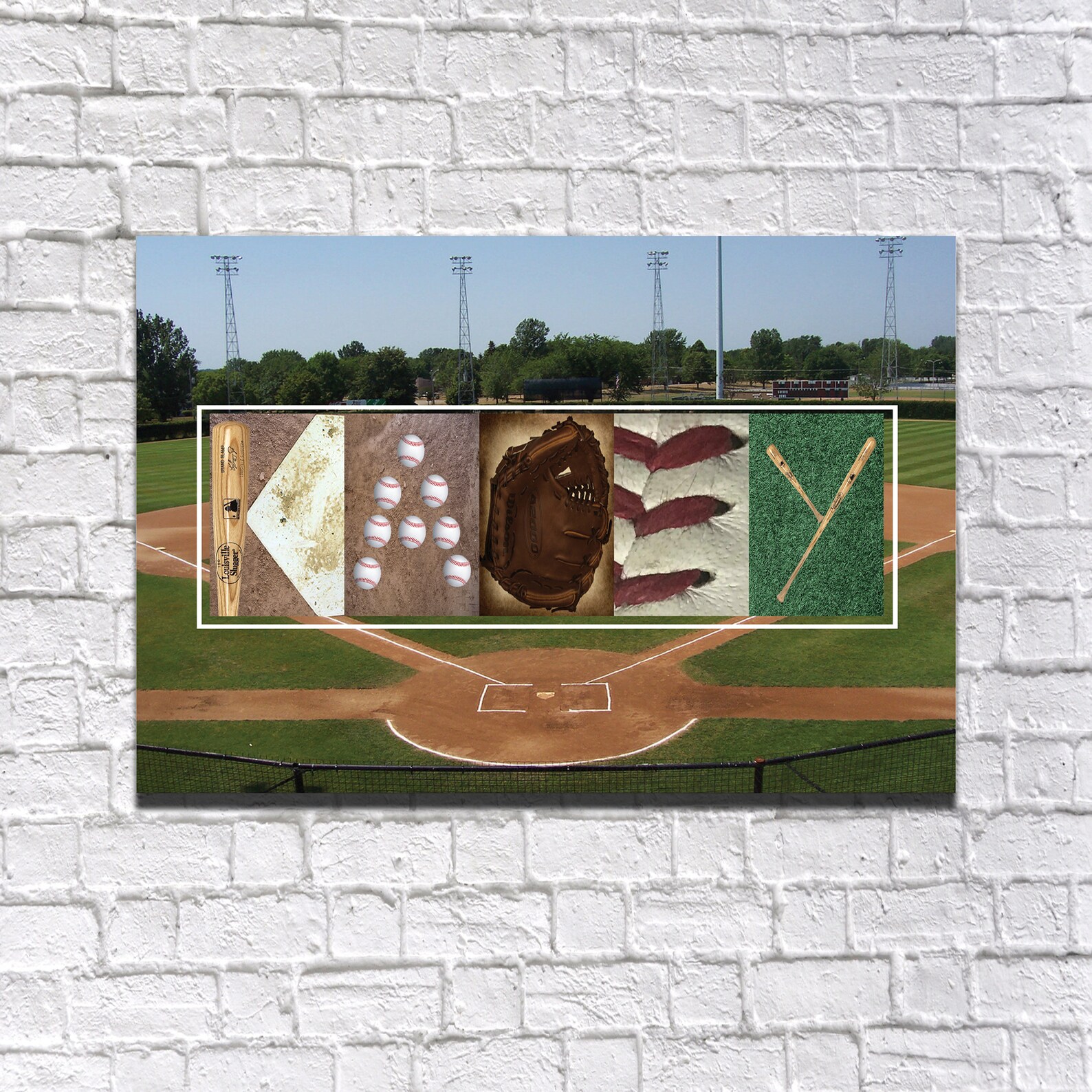 Baseball Name Sign Letter Art Sign Baseball Room Decor - Etsy