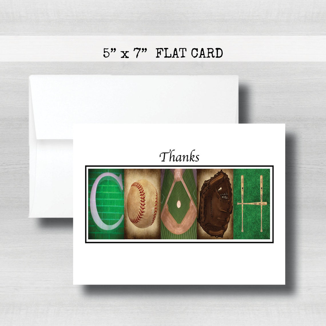 Baseball Card Thank You Coach Card Baseball Coach Card - Etsy