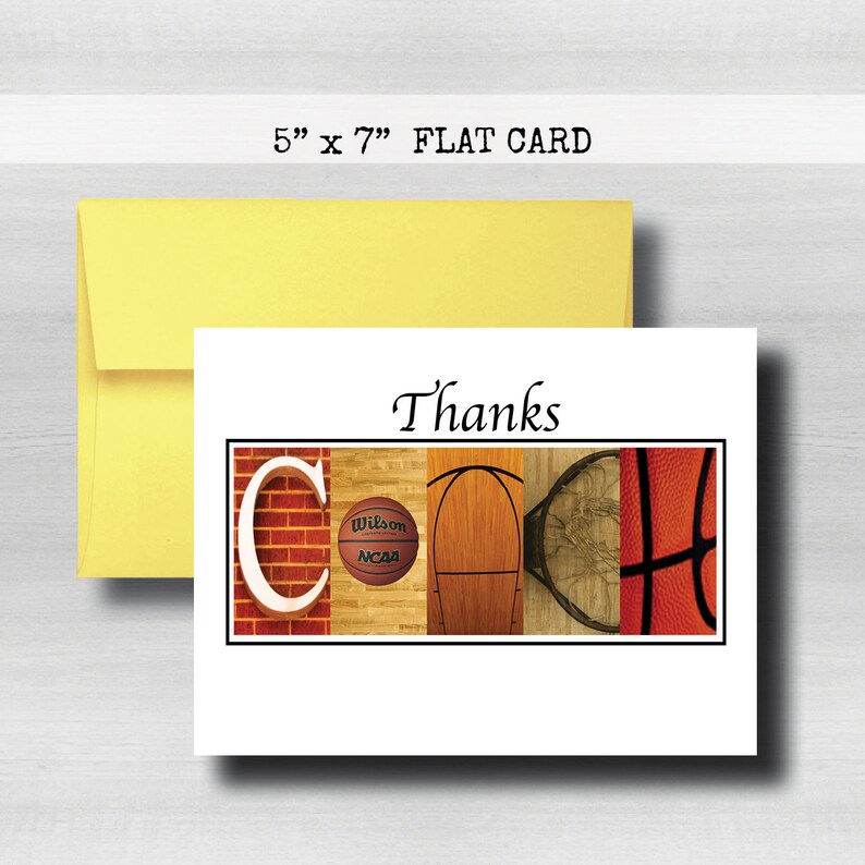 Basketball Card Thank You Coach Card Basketball Coach Card - Etsy