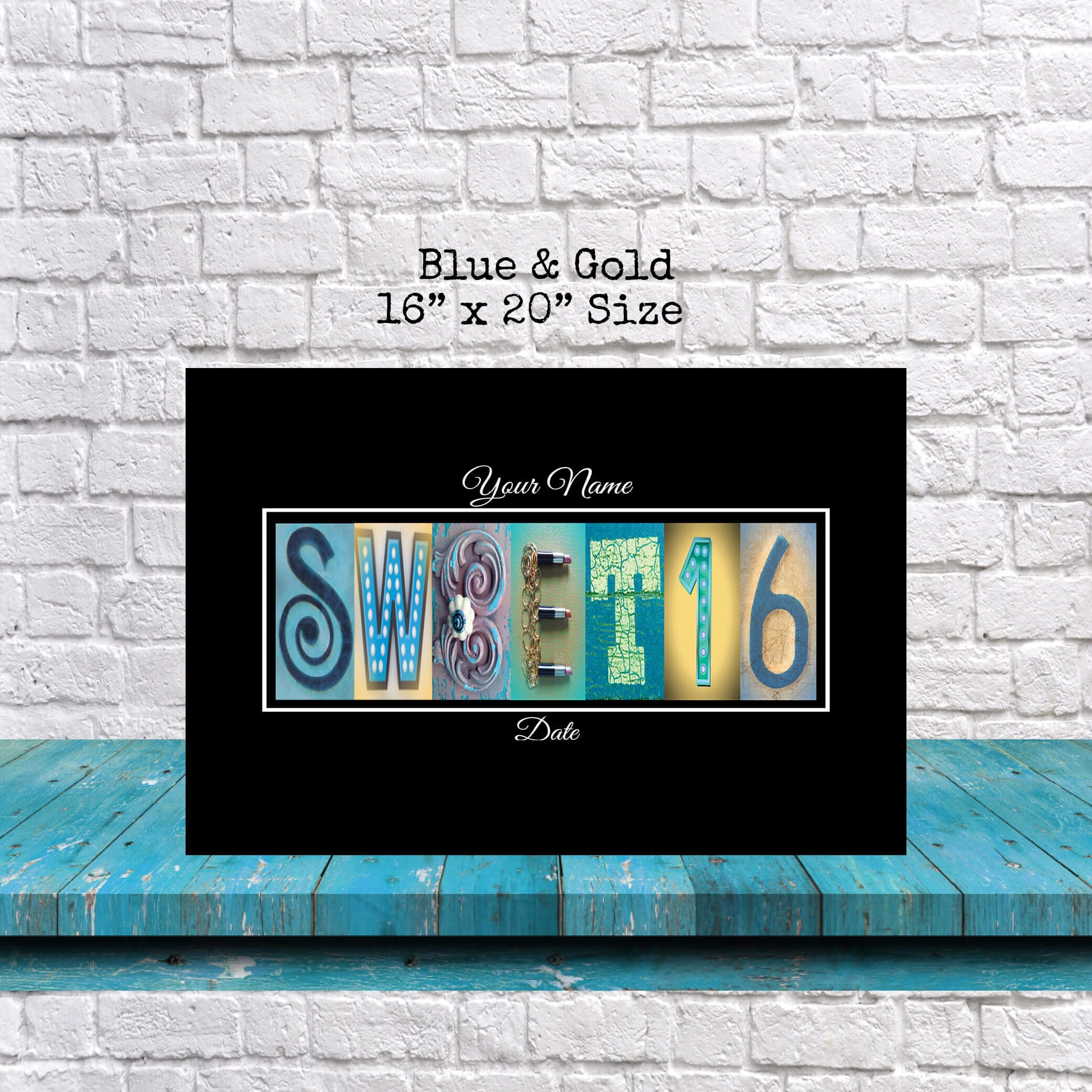 Sweet16 Party Alphabet Photography Sweet 16 party Mitzvah | Etsy