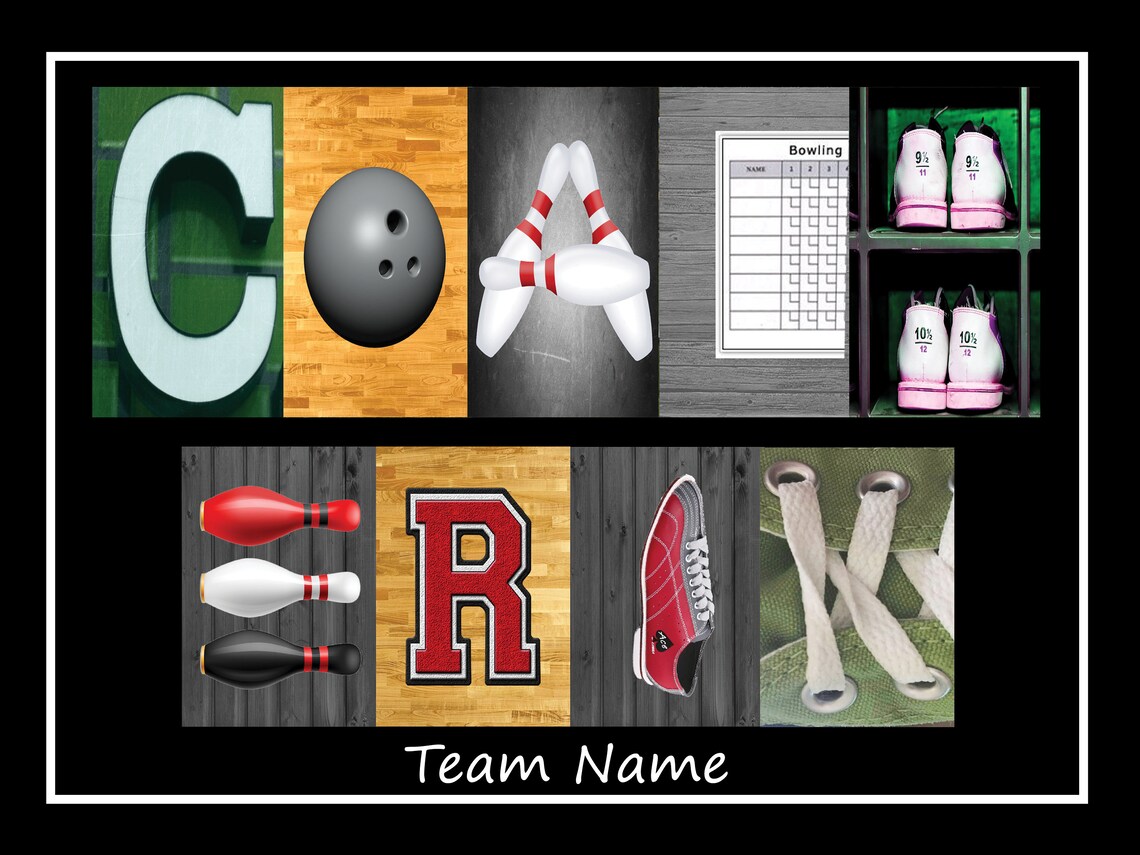 Bowling Coach Gift, Bowling Team Gift, Coach Sign, Bowling Dad,bowling ...