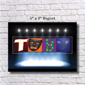 Broadway Musical Art, Musical Theater Gift, Gift for Music Lover ...