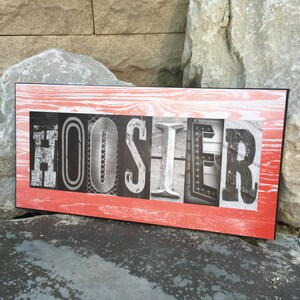 Indiana Hoosier Print, Alphabet Art, Indiana Hoosiers Print, Indiana ...