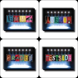 Personalized DIY Theater Name Sign Drama Club High School Stage Crew ...