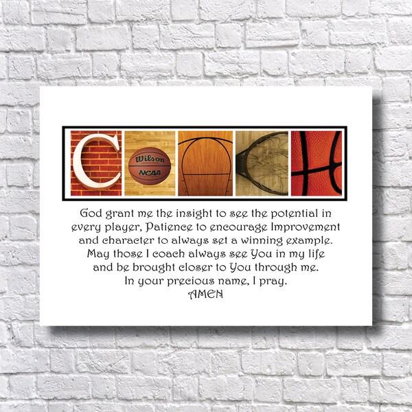 Basketball Prayer - Etsy