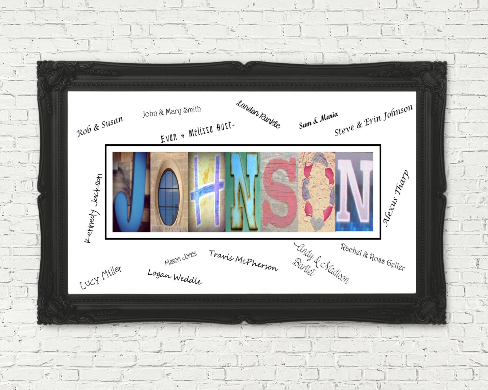 Letter Art Wedding Guest Book Wedding Guest Book Alternative - Etsy