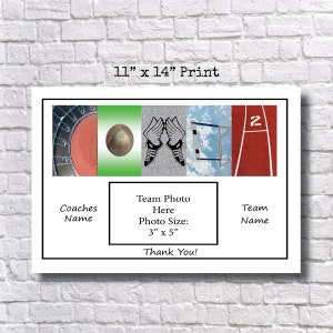 Team Picture Track Coach, Team Coach Gift, Track Photo Team Gift, Team ...