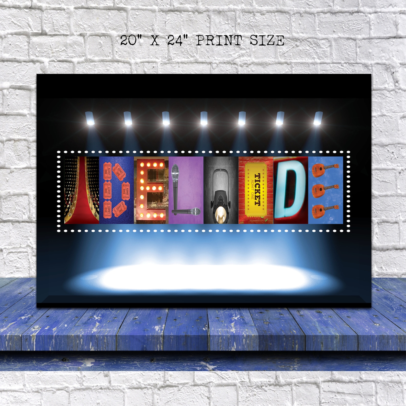 Theater Name Sign, Drama Club Gift, Stage Crew Gift, Vegas Sign ...