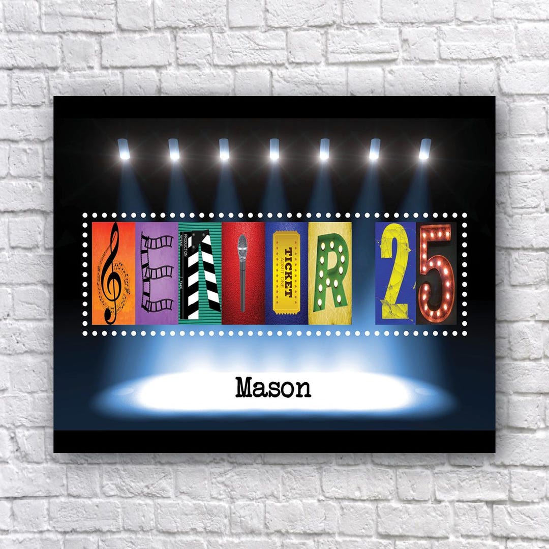 Senior 2025, Theater Name Sign, Graduation, Theatre Kid, Drama Club ...