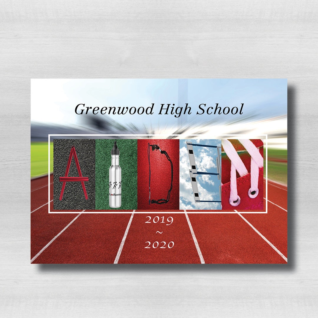 Senior Track and Field Gift, Personalized Senior Gift Track, Customized ...