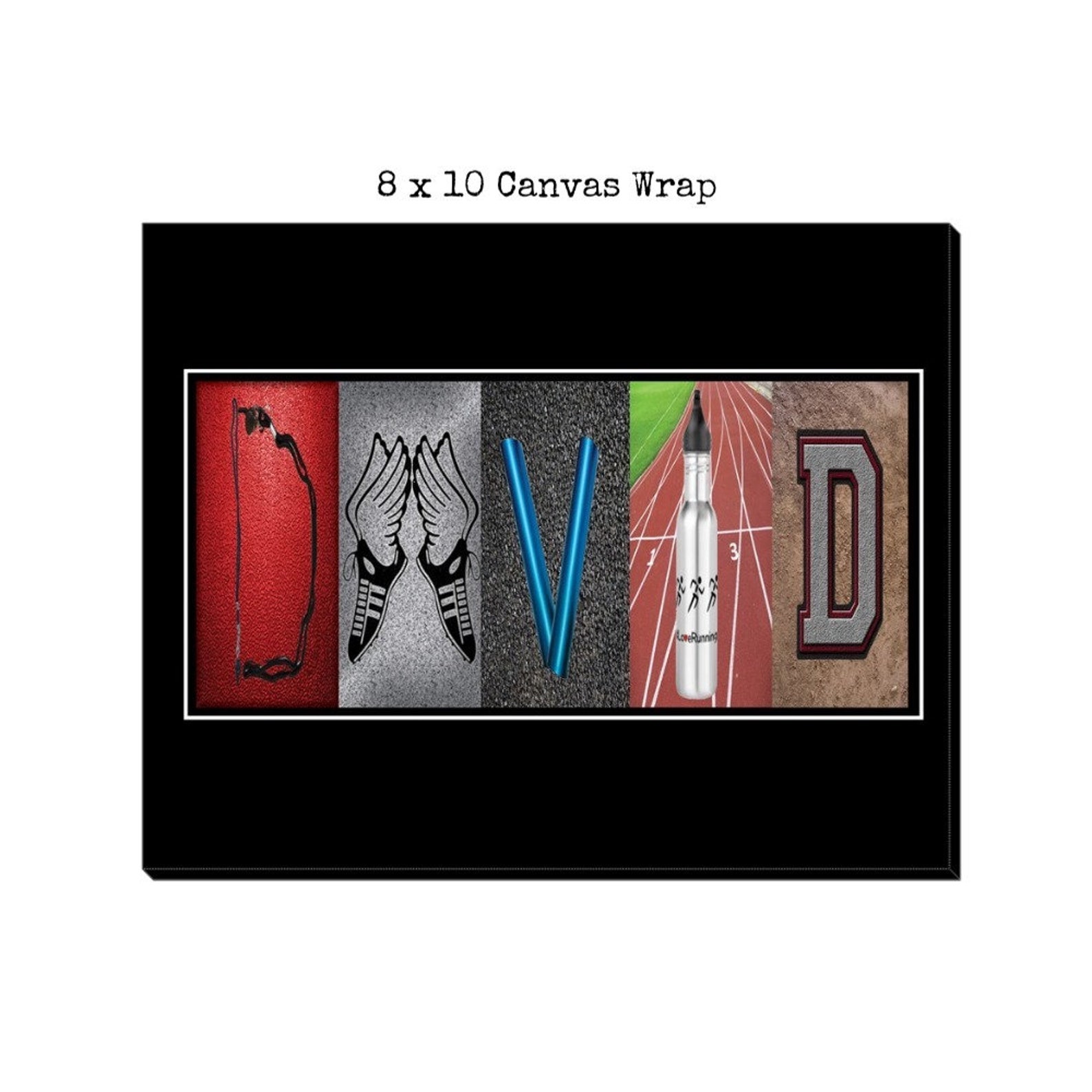 Letter Name Art Track Print Track Player Gift Track and | Etsy