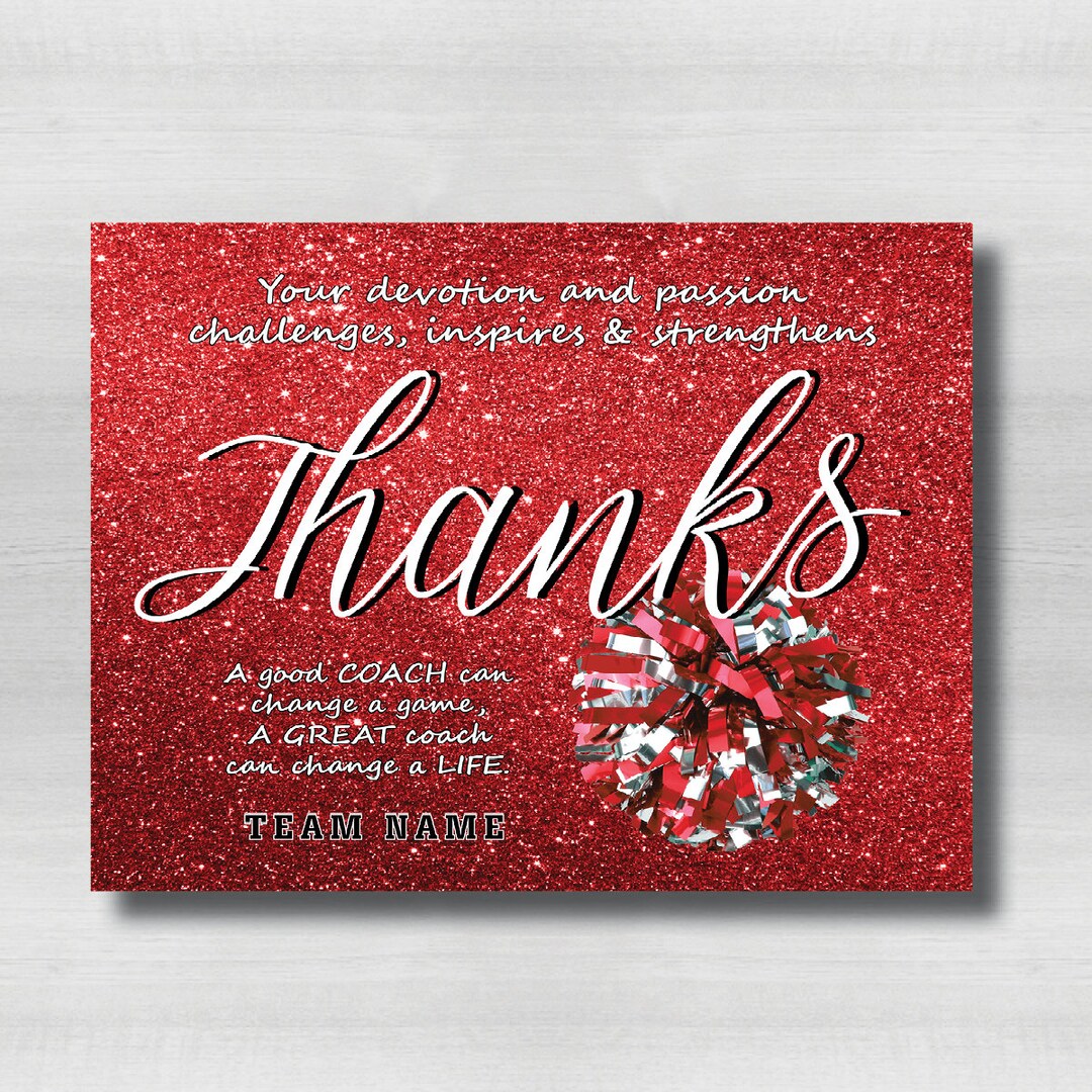 Cheer Retirement Gift,red,cheer Thank You Gift,cheer Coach Gift ...