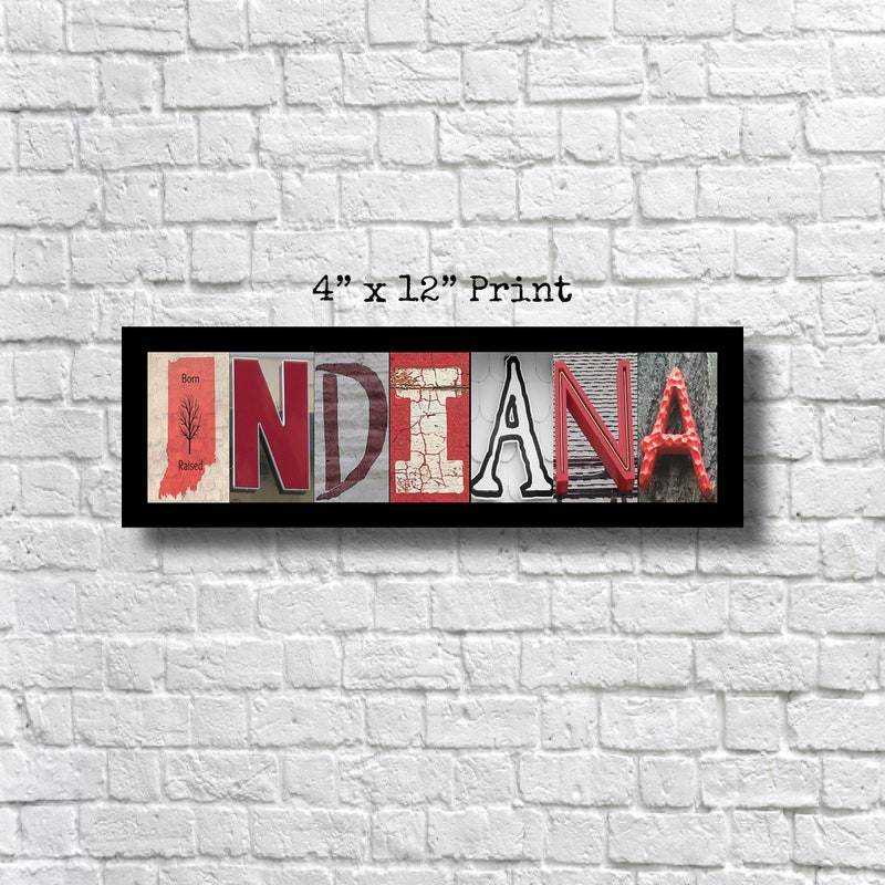 Indiana Art - Etsy