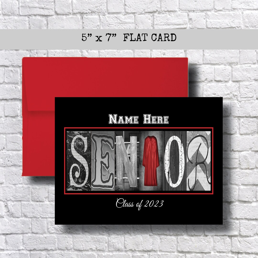 Custom Graduation Card, Senior Class of 2023, College, High School ...