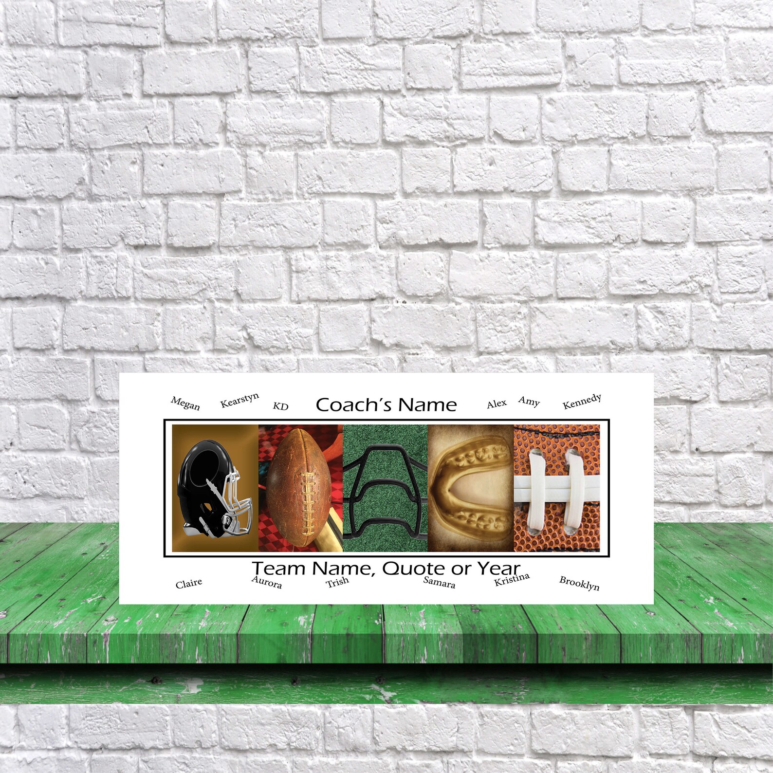 Coach Football Gift, Football Team Print, Football Coach Gifts ...