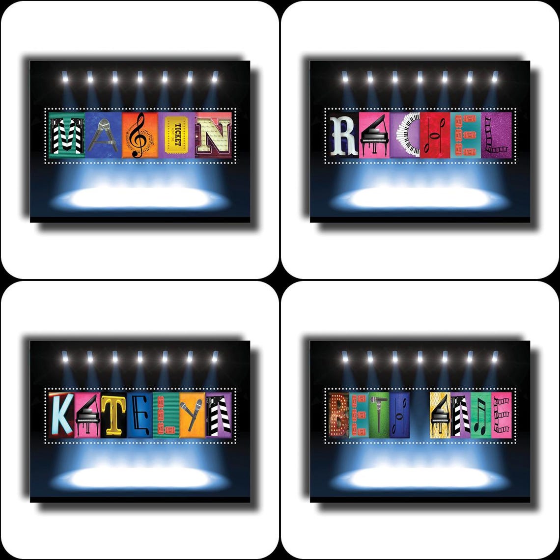 Personalized DIY Theater Name Sign Drama Club High School Stage Crew ...