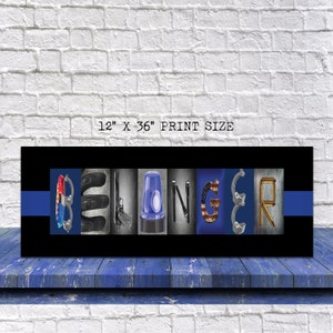 Police Officer Gifts, Thin Blue Line, Police Officer Gift, Police ...