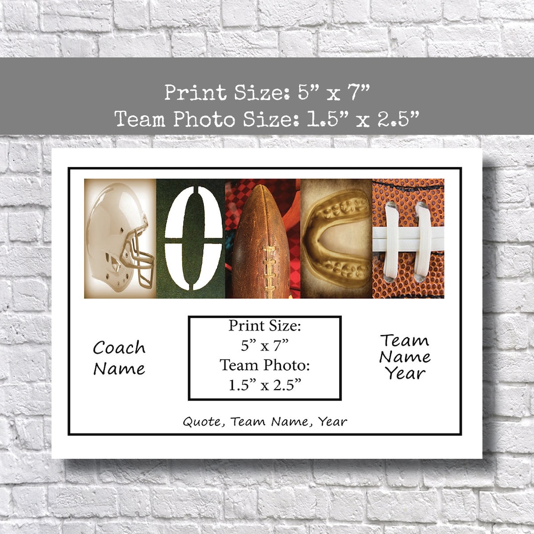 Personalized Football Coach Gift, Mom, Dad, Coaches, Assistant, Trainer ...