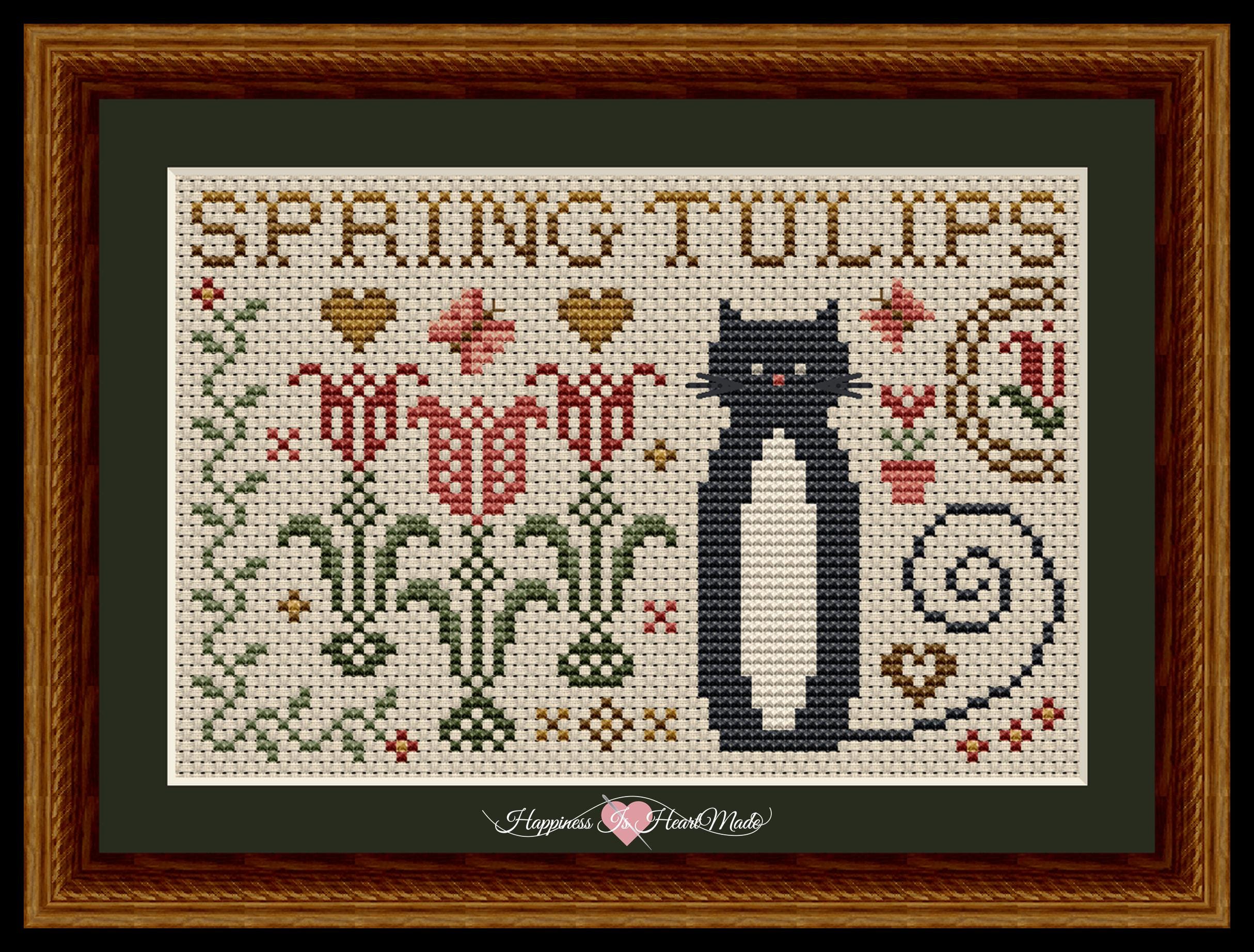 Tuxedo Cat Cross Stitch Pattern PDF Instant Download Cat Tales ...
