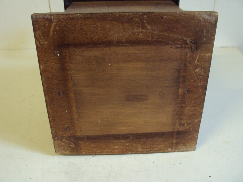 Wooden and Cast Iron Coffee Grinder With Handle Dating From the 1940s ...