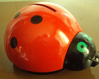 Ladybug Piggy Bank - Etsy
