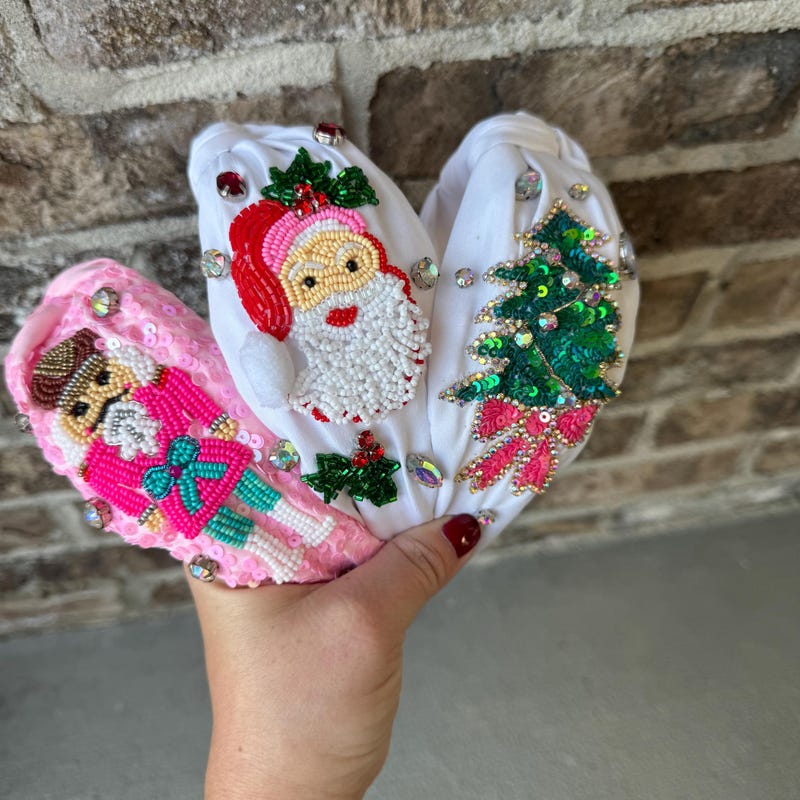 Christmas Headbands - Etsy