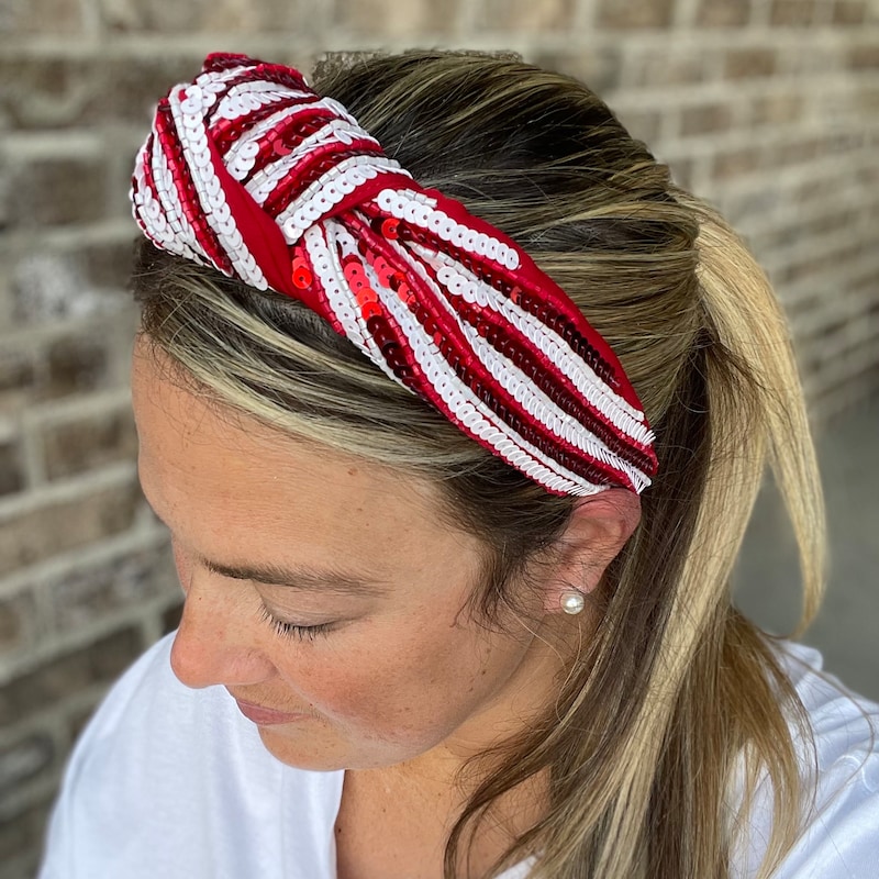 Red Headband - Etsy