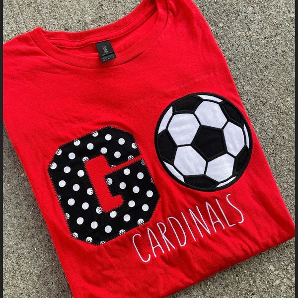 Soccer Applique - Etsy