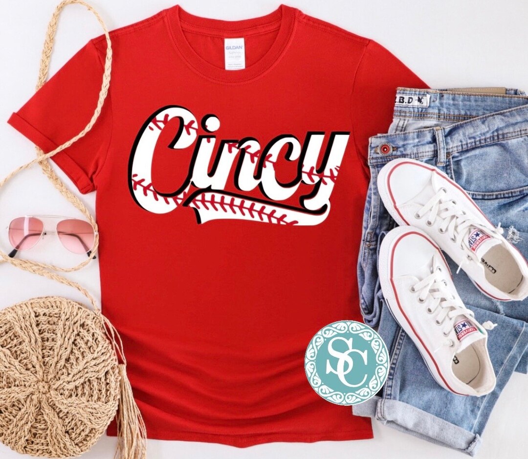 Reds Baseball Shirt, Reds Sweatshirt, Cincy Shirt, Reds Baseball Game ...